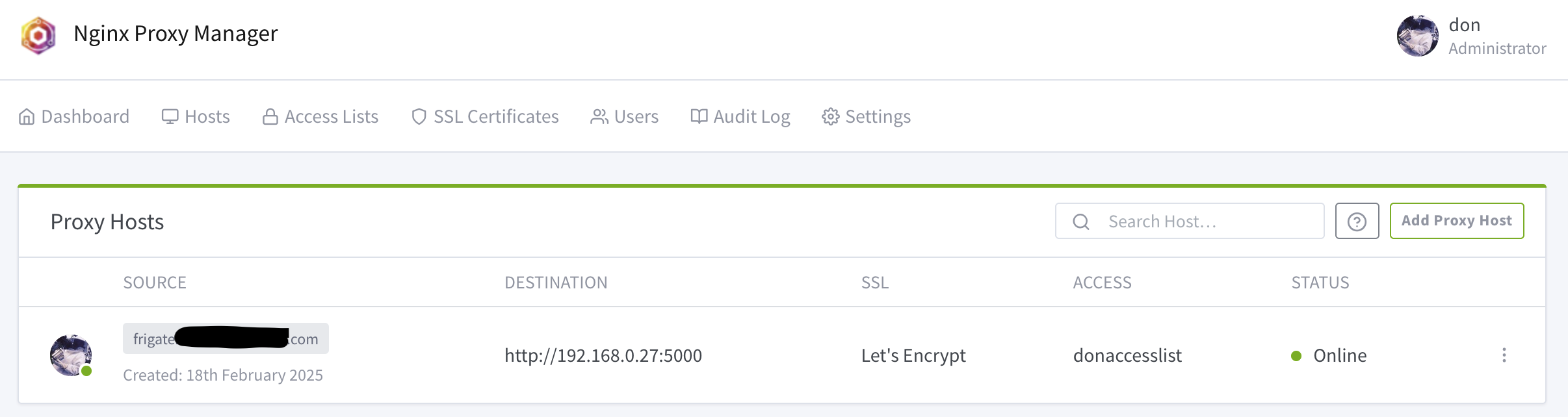 Seting up remote access to Frigate NVR with Nginx Proxy Manager LXC on ...