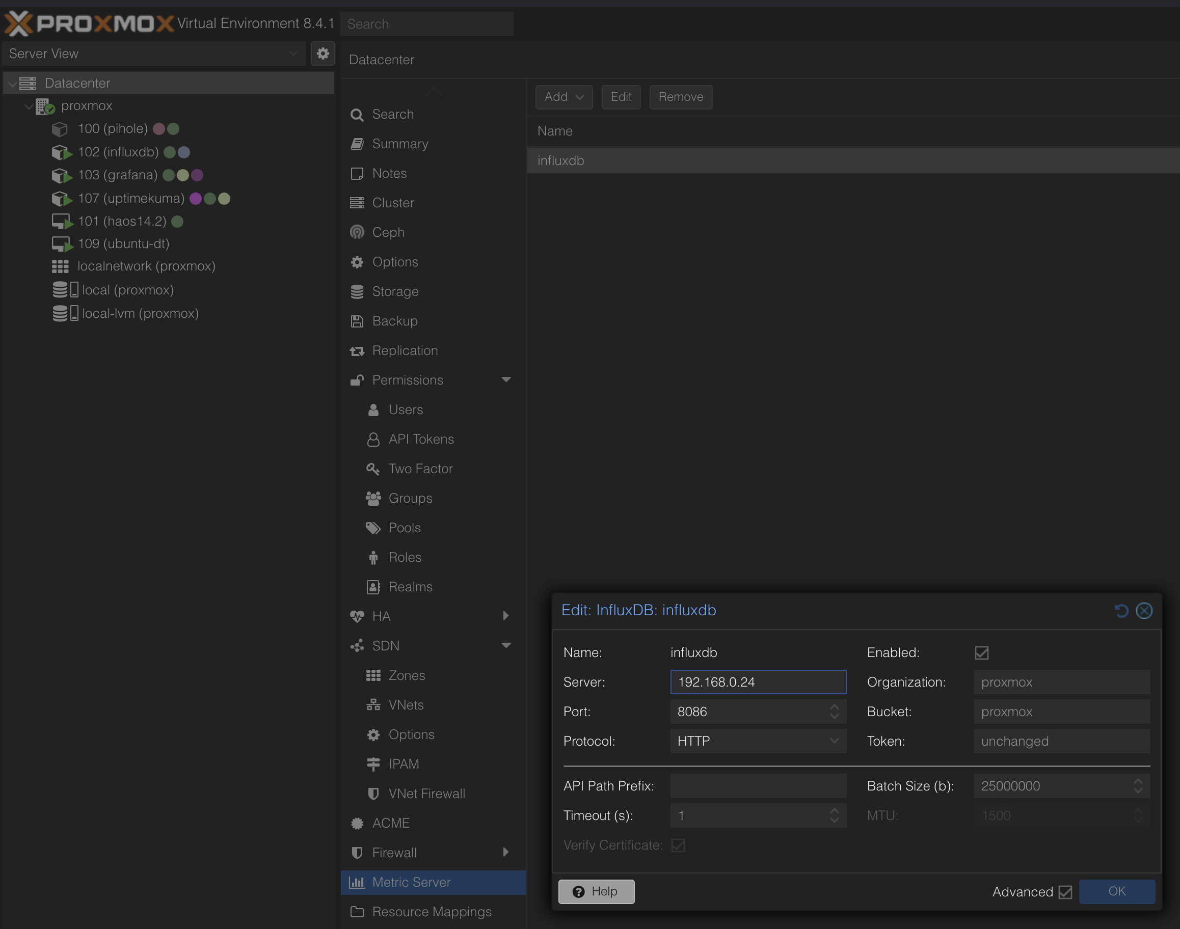 Monitoring Proxmox with Grafana and InfluxDB - Don's Blog